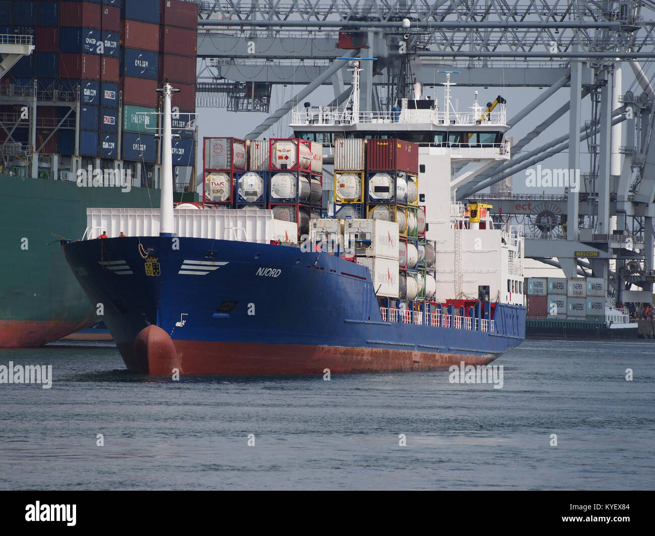 A photograph of the ship Njord, a 1995 vessel registered under IMO ...