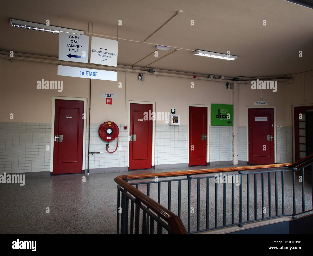 A historical photograph showing the GG & GD meeting room at Eerste ...