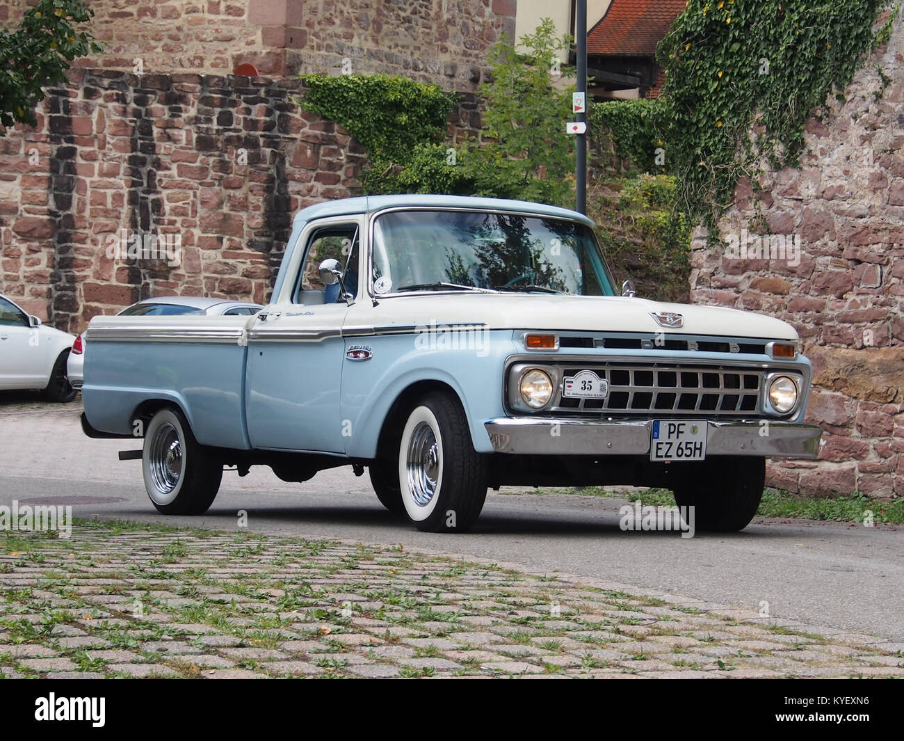 A Ford vehicle participating in the 2017 BMW Motorrad event, captured ...