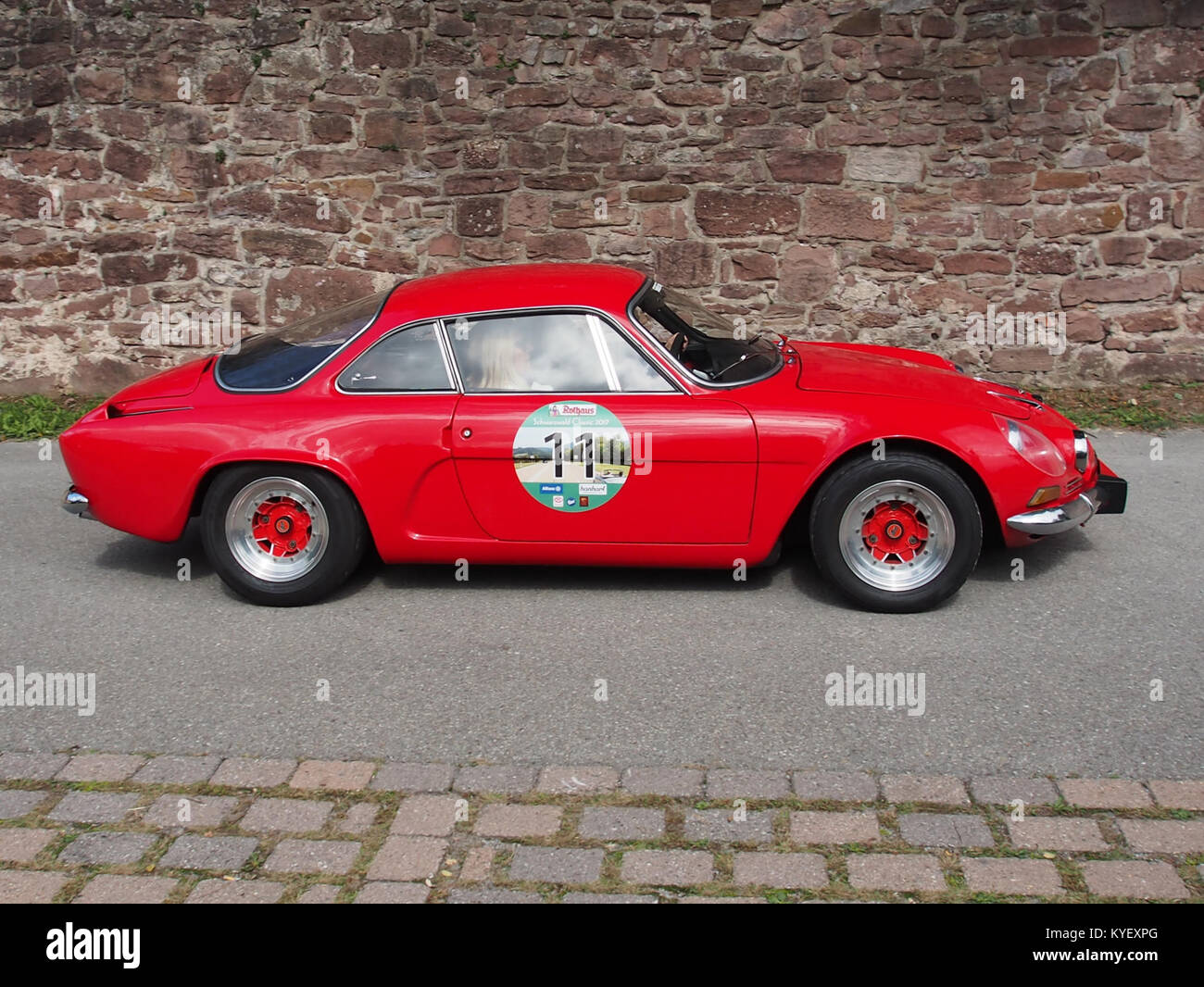 A photograph of Participant 82 in the 2017 'Rund ums Schloss' classic ...