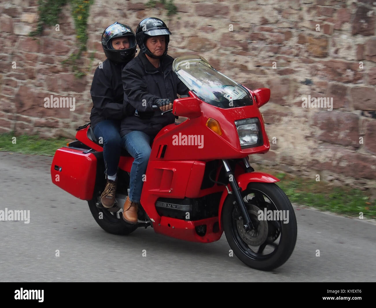 A BMW Motorrad event in 2017, featuring participants as they ride ...