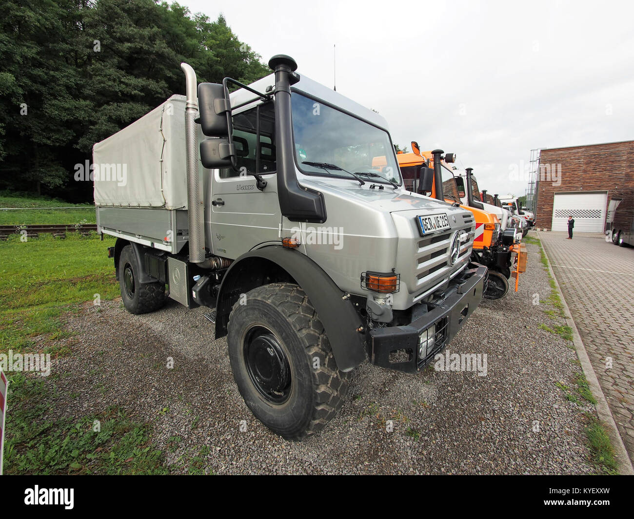 This image showcases the Unimog U4000, a versatile all-terrain vehicle ...