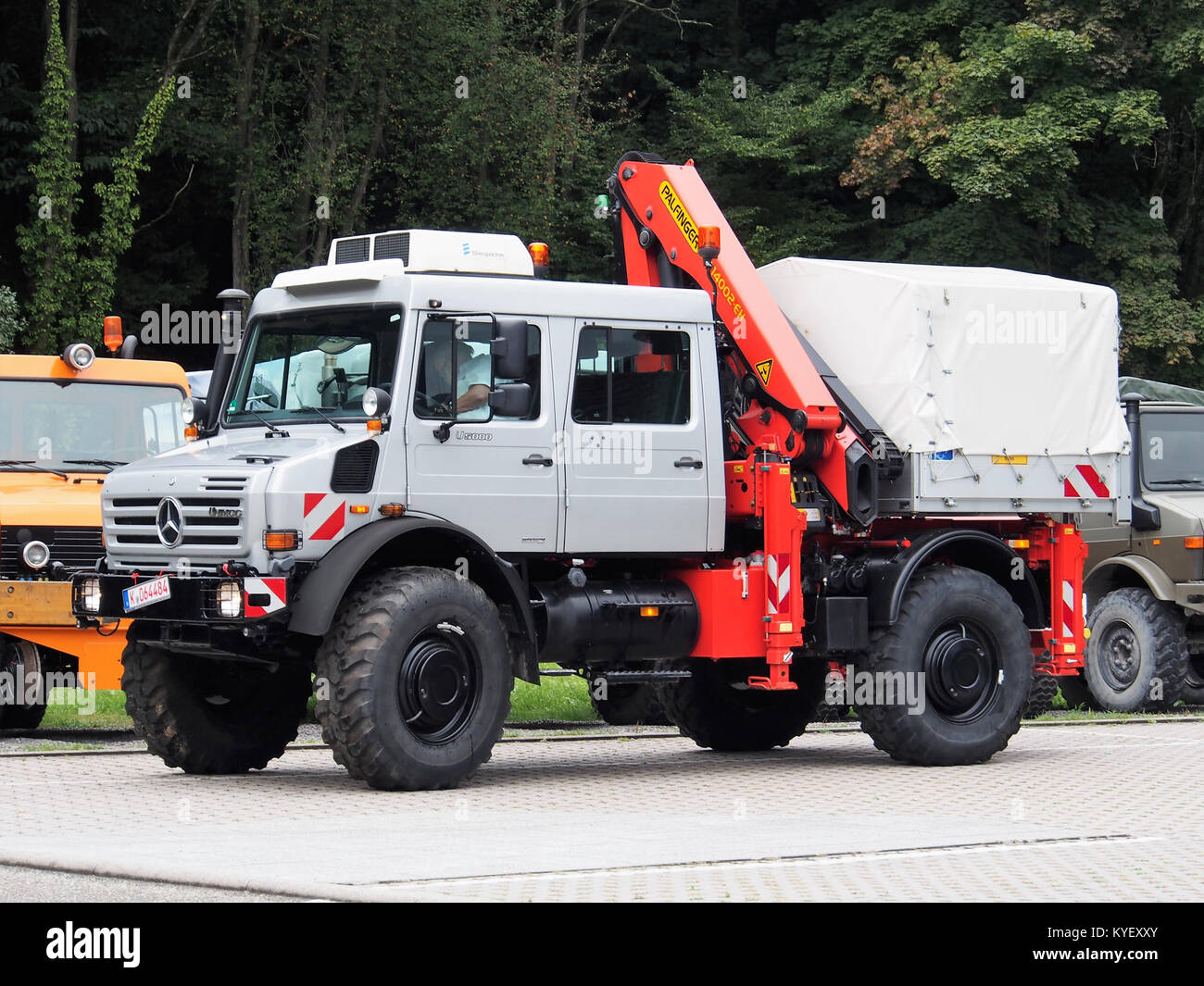 A photograph of the Unimog U5000, a highly versatile off-road vehicle ...
