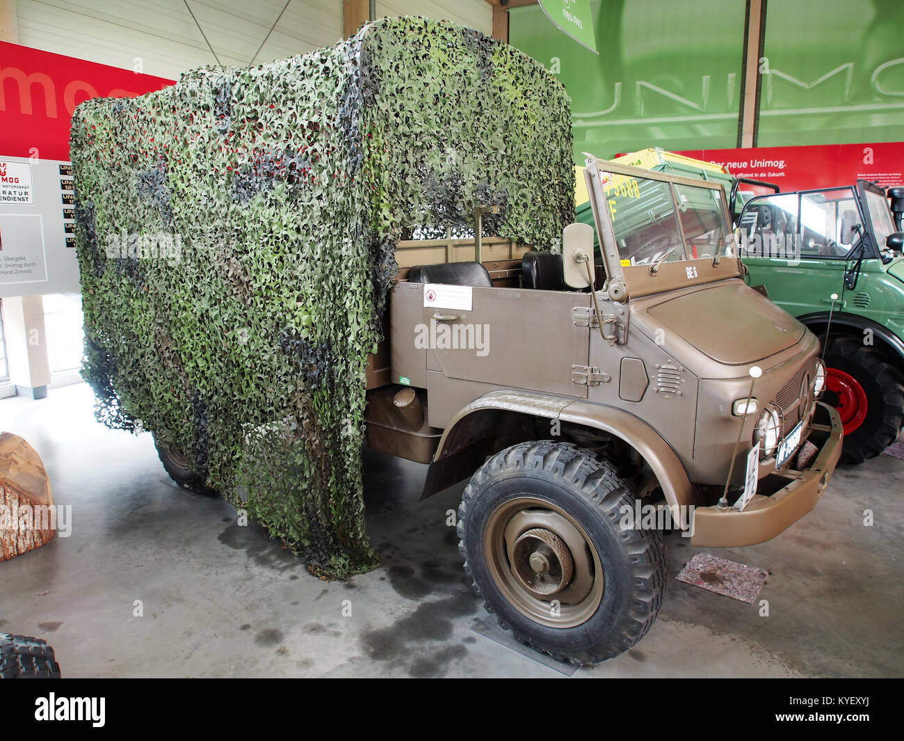A historic photograph of a 1962 Unimog S, a versatile off-road vehicle ...