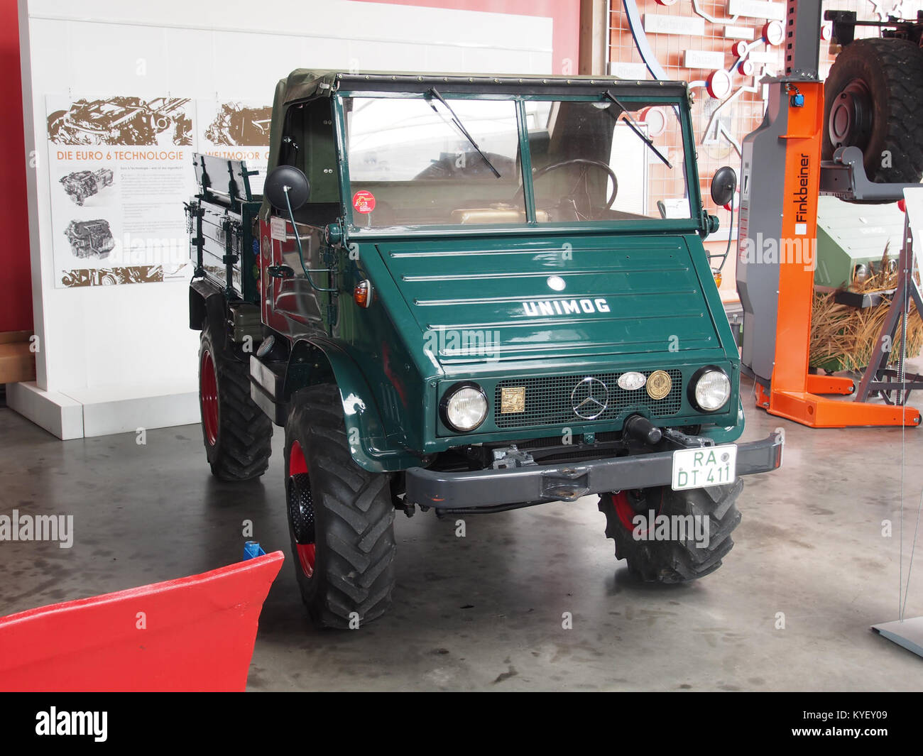 Photograph of the Unimog 411, an iconic German all-terrain vehicle ...