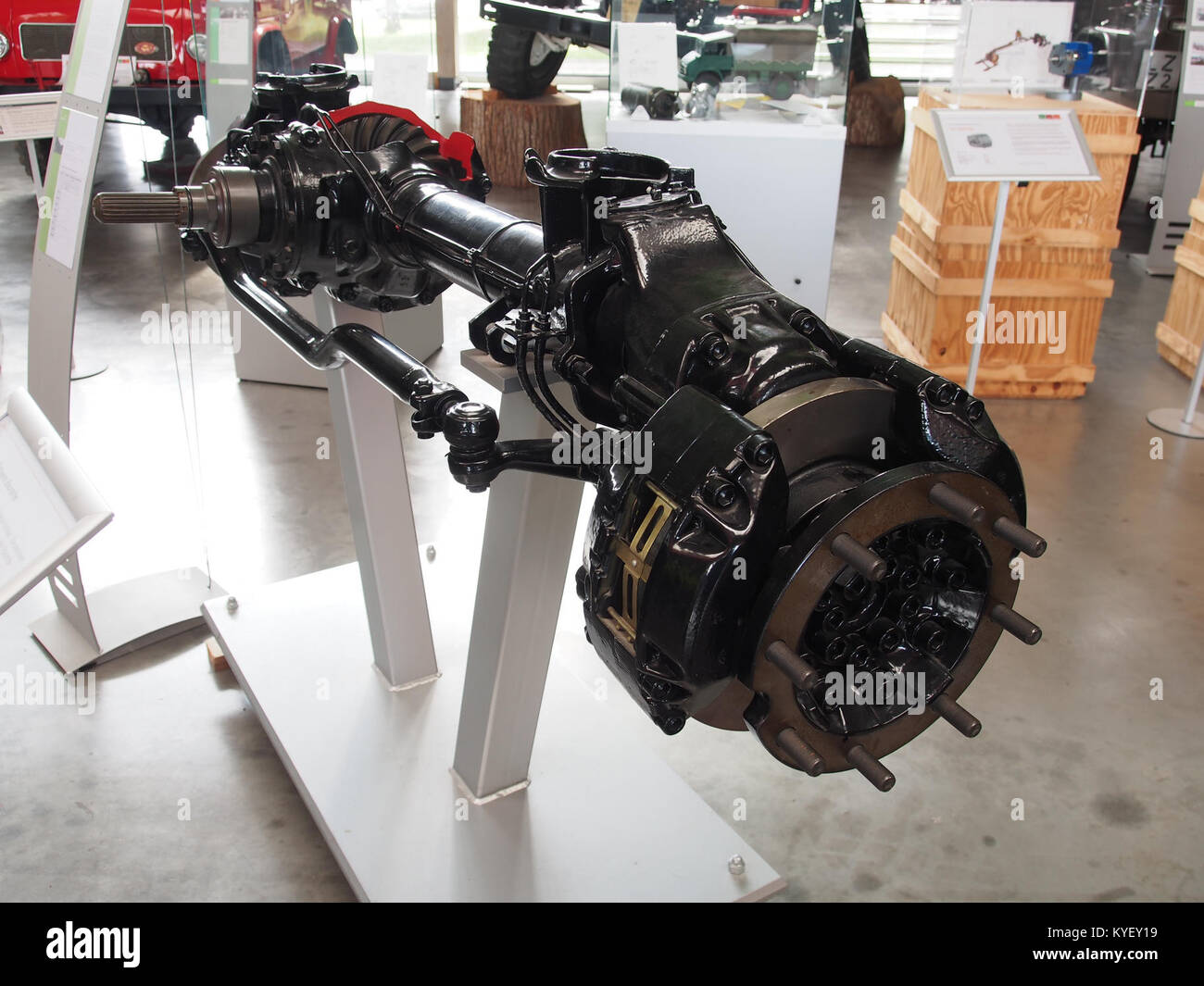 An image of the heavy axle assembly from a large series, titled ...