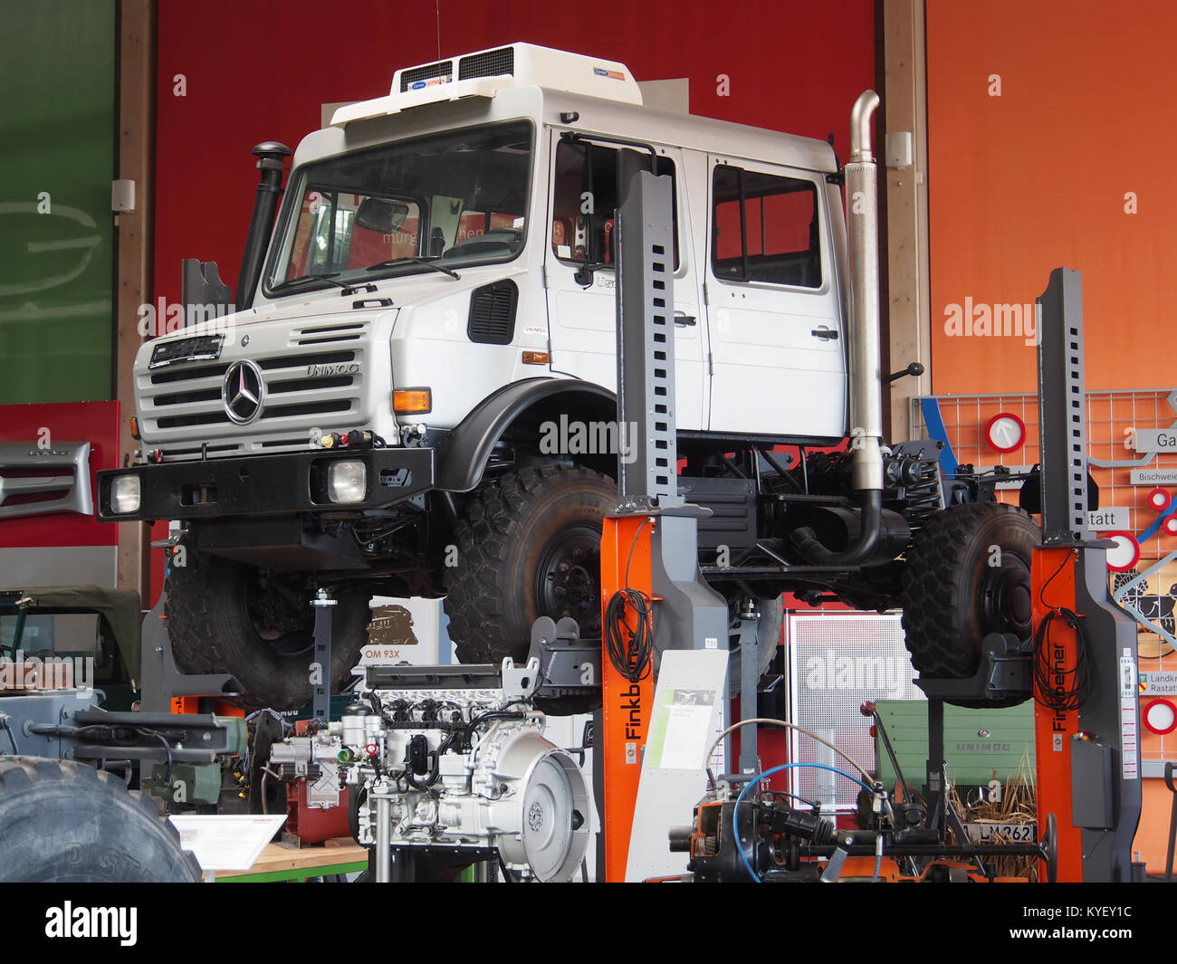 A photograph of the Unimog U5000, captured at the Unimog Museum. The ...