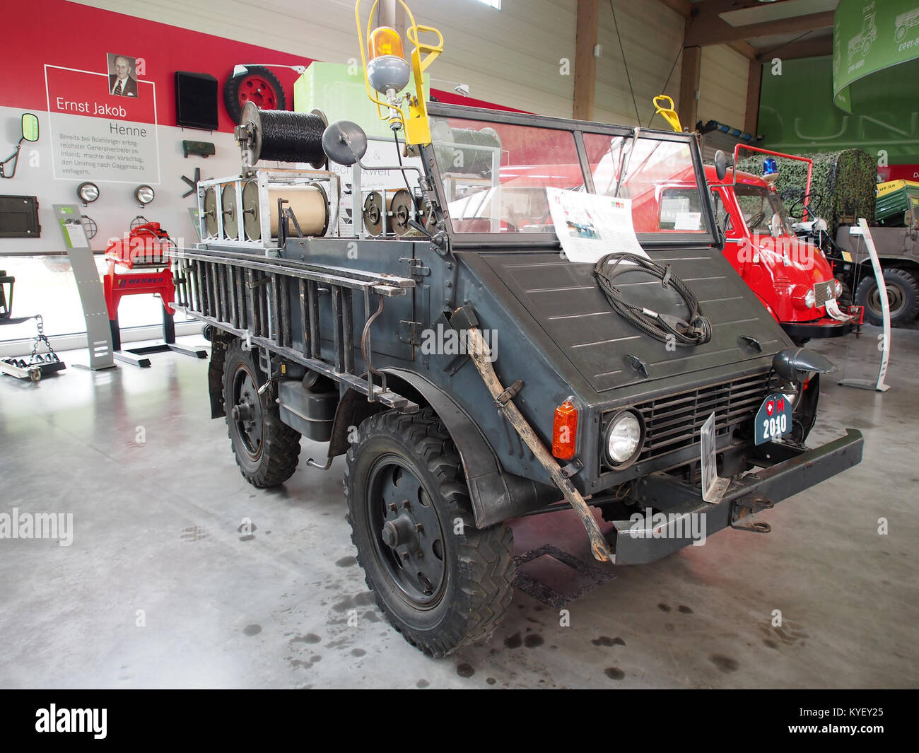 Photograph of a 2010 Unimog, a versatile utility vehicle known for its ...