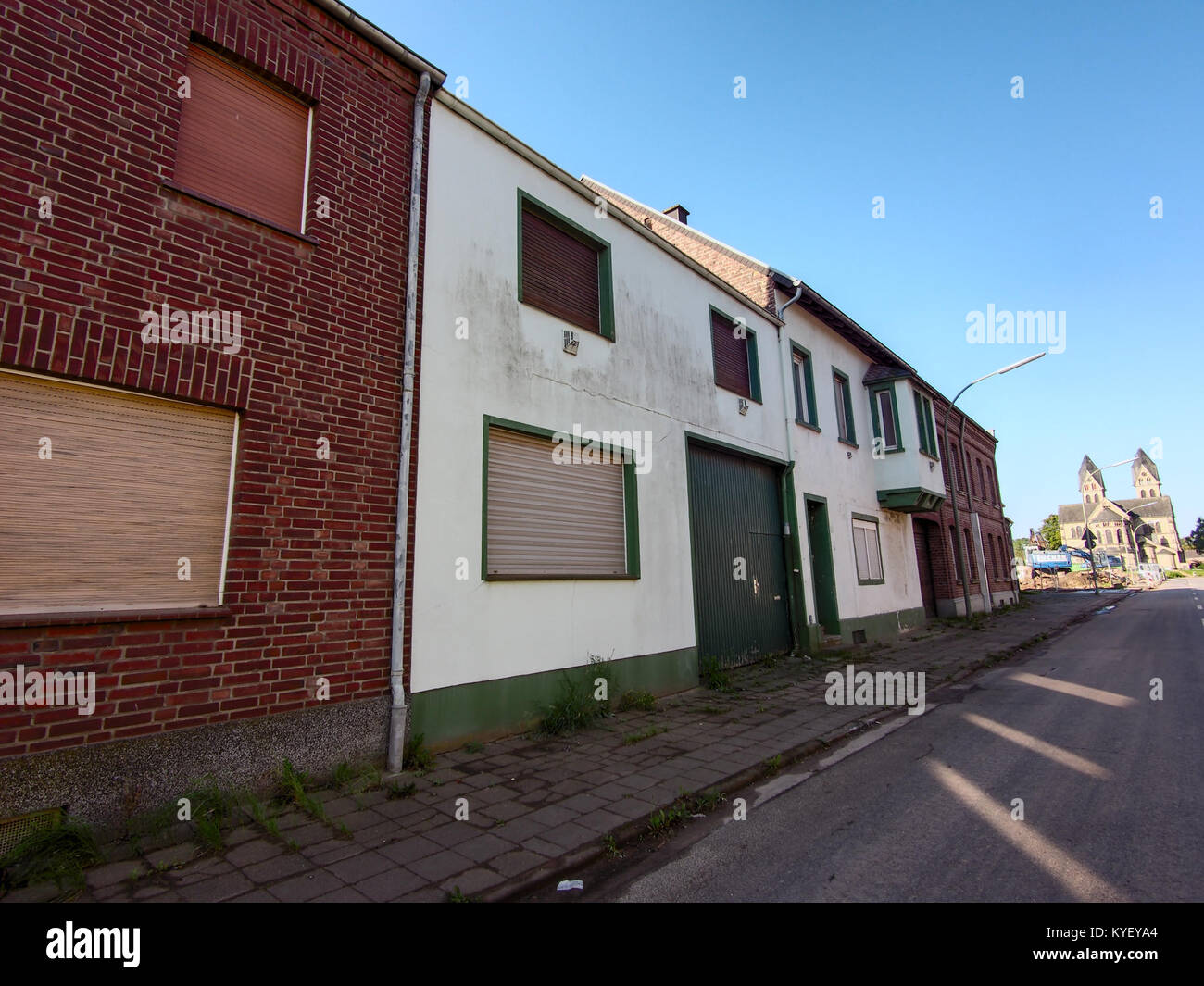 This historical photograph captures a view of Pescherstrasse in ...