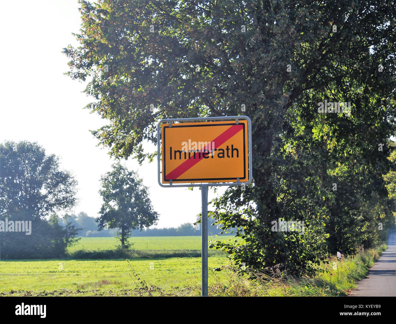 A photograph of Ende Immerath, a street in Erkelenz, Germany, taken ...