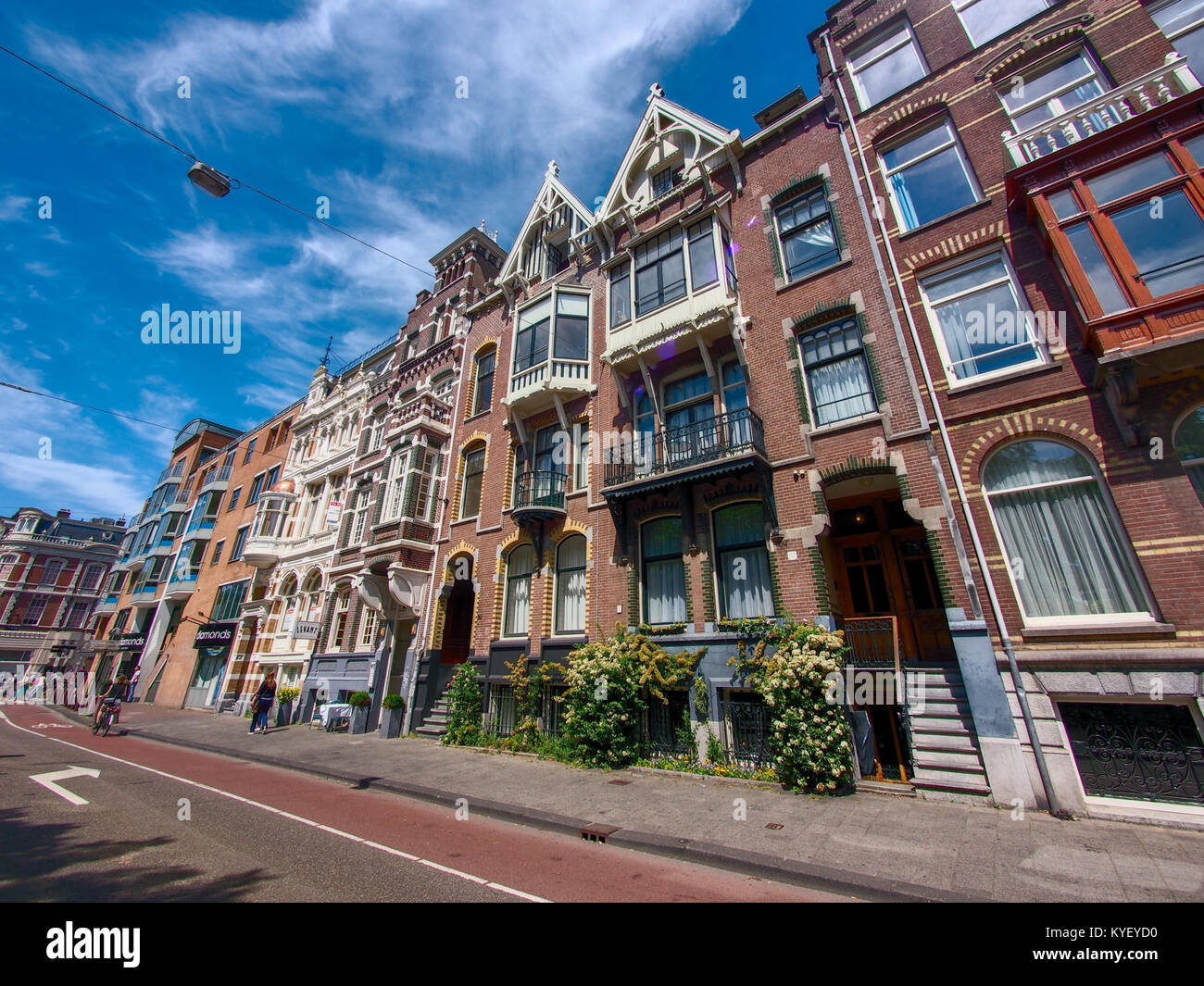 A photograph showing the buildings at Weteringschans 97, capturing the ...