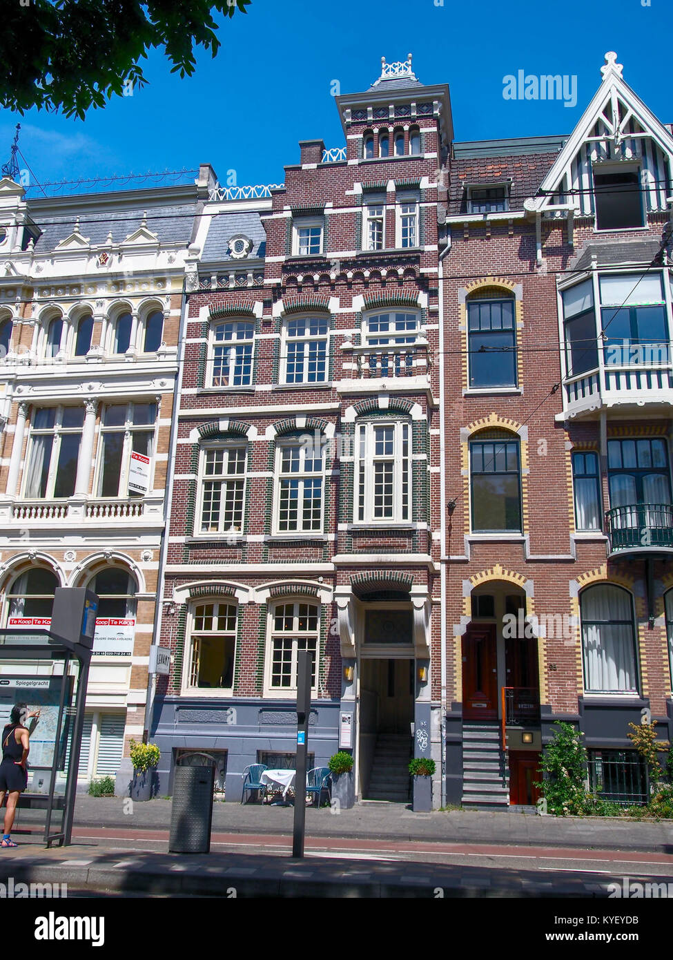 A historical photograph of Weteringschans 93, reflecting the ...