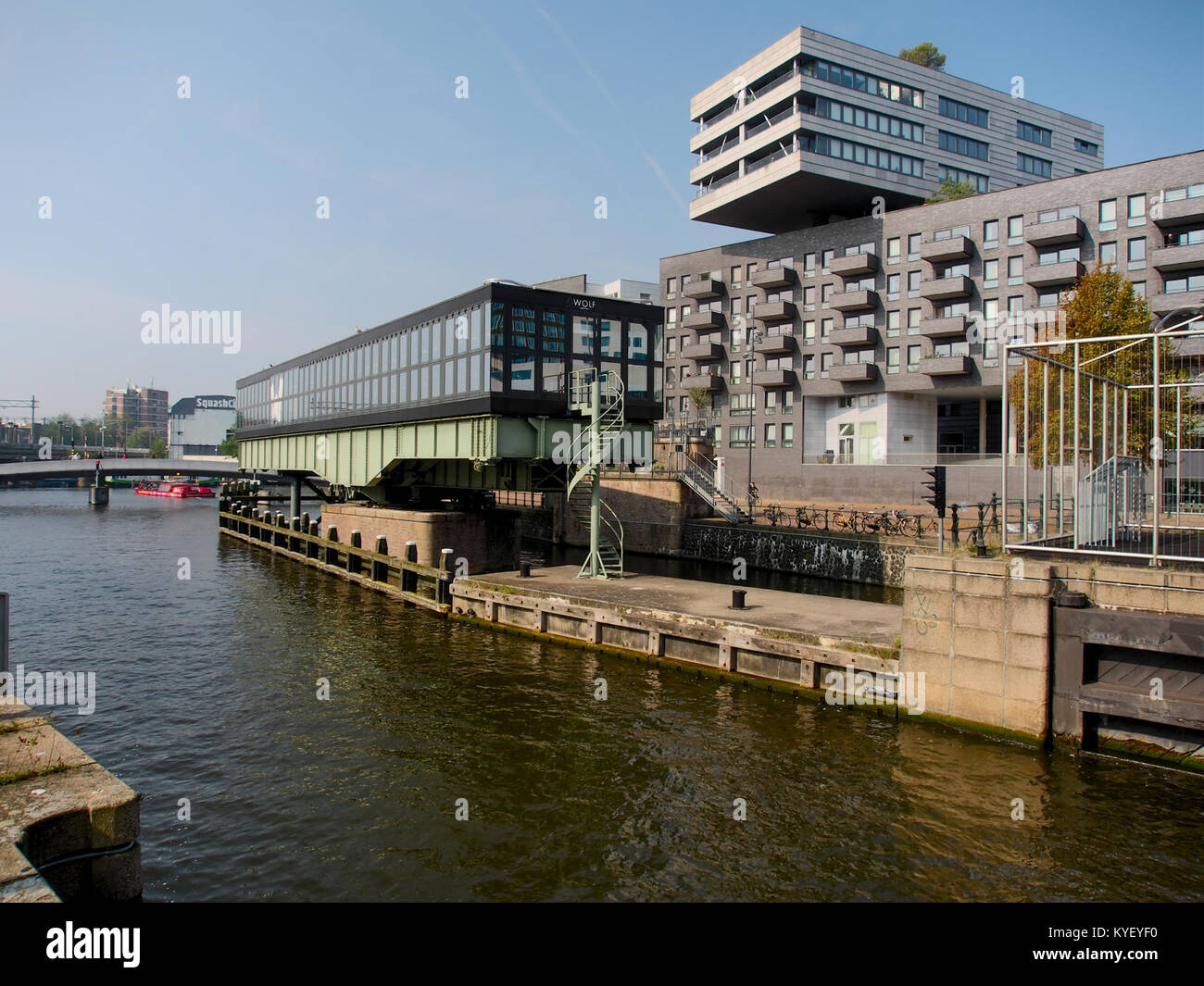 Photograph showing the bridge 19S in the railway track over the ...