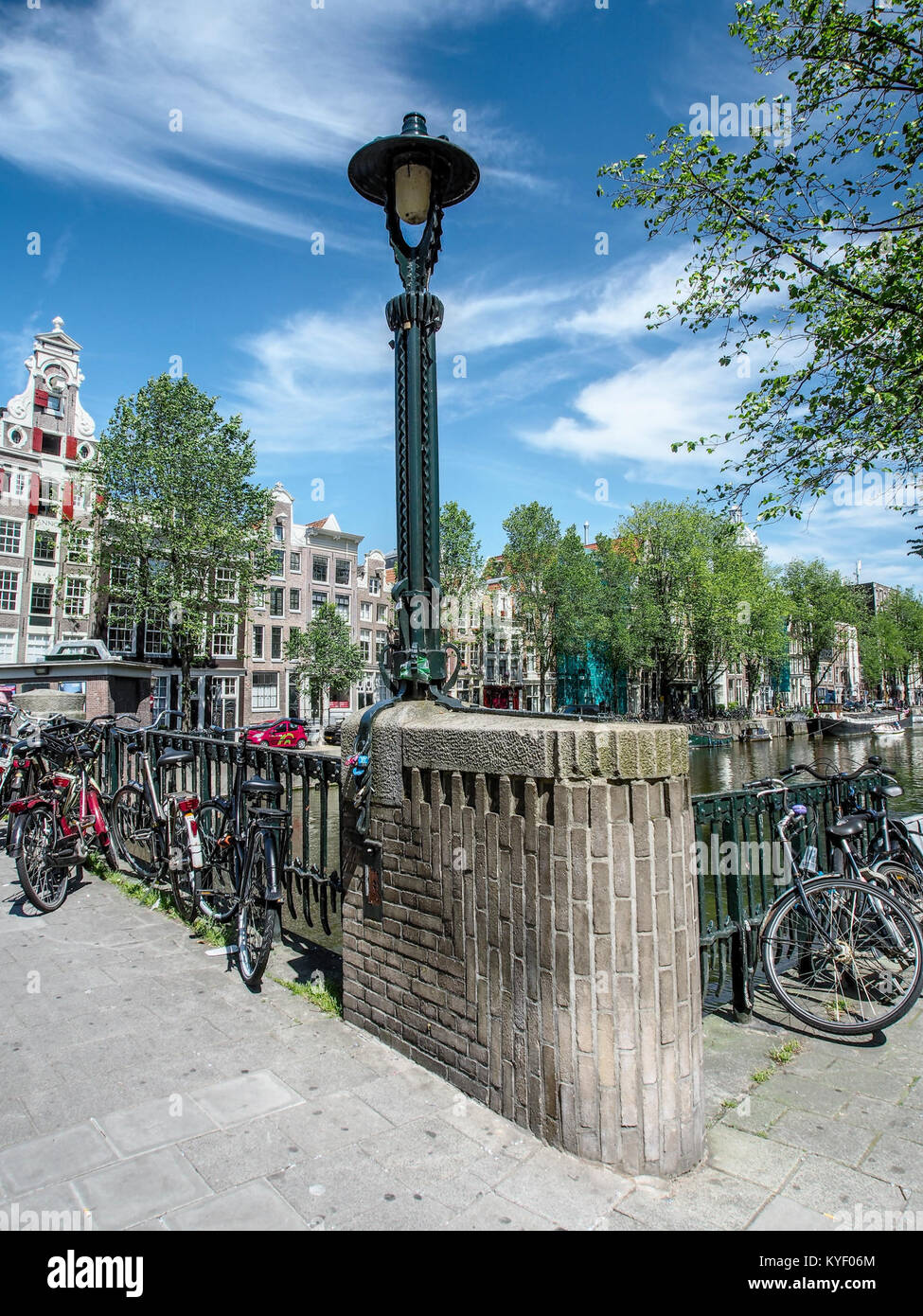 A photograph of Bantammerbrug (Bridge 298) in Amsterdam, crossing the ...