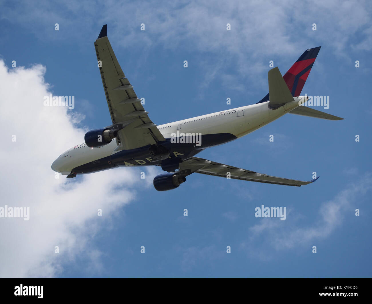 Delta Air Lines Airbus A330-223, registration N854NW, departing from ...