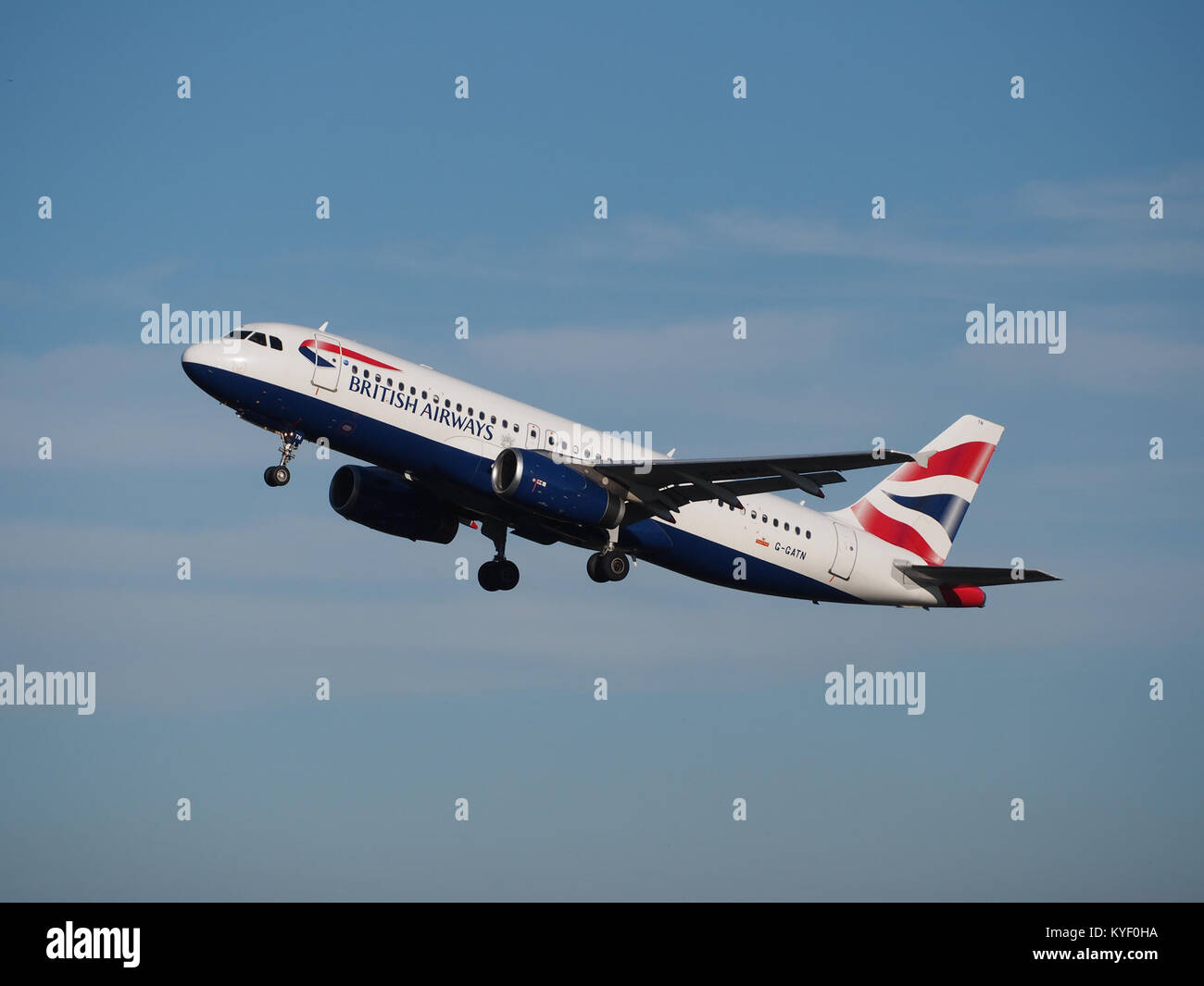 A British Airways Airbus A320-232 (registration G-GATN, serial number ...