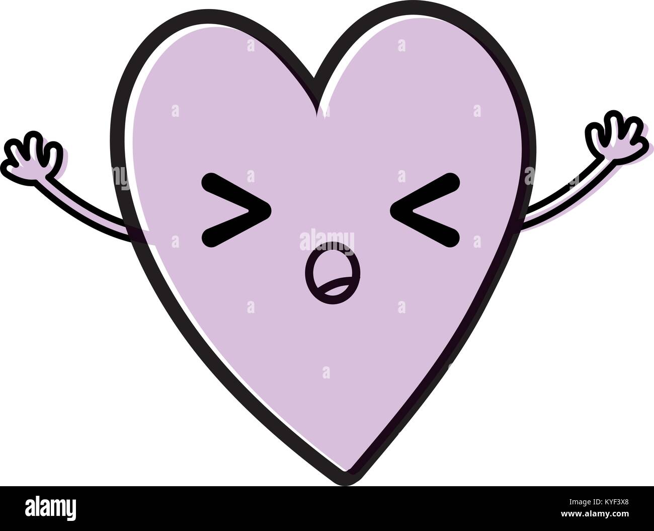 Heart sleeping Stock Vector Images - Alamy