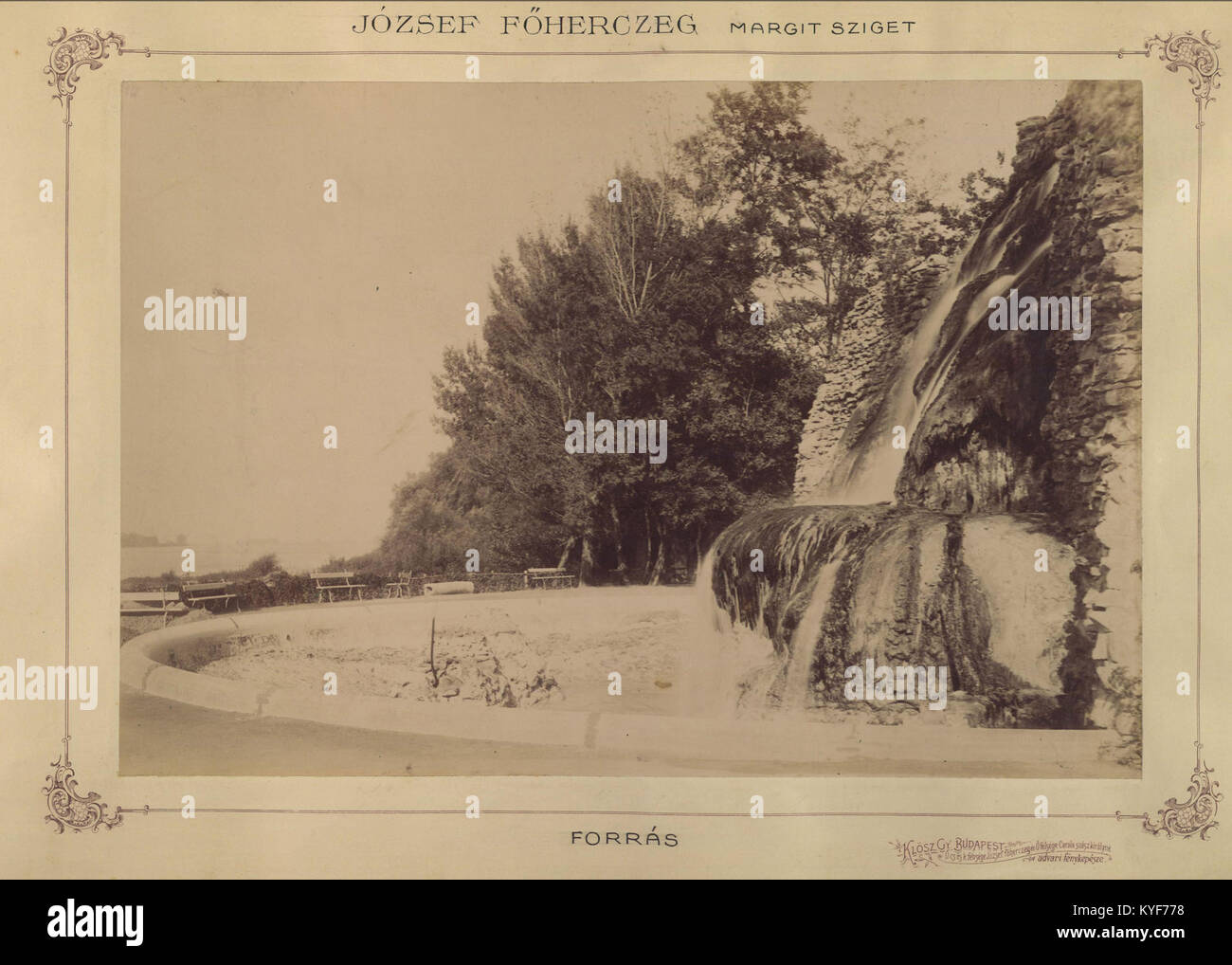 This image captures the Margitsziget (Margaret Island) in Budapest ...