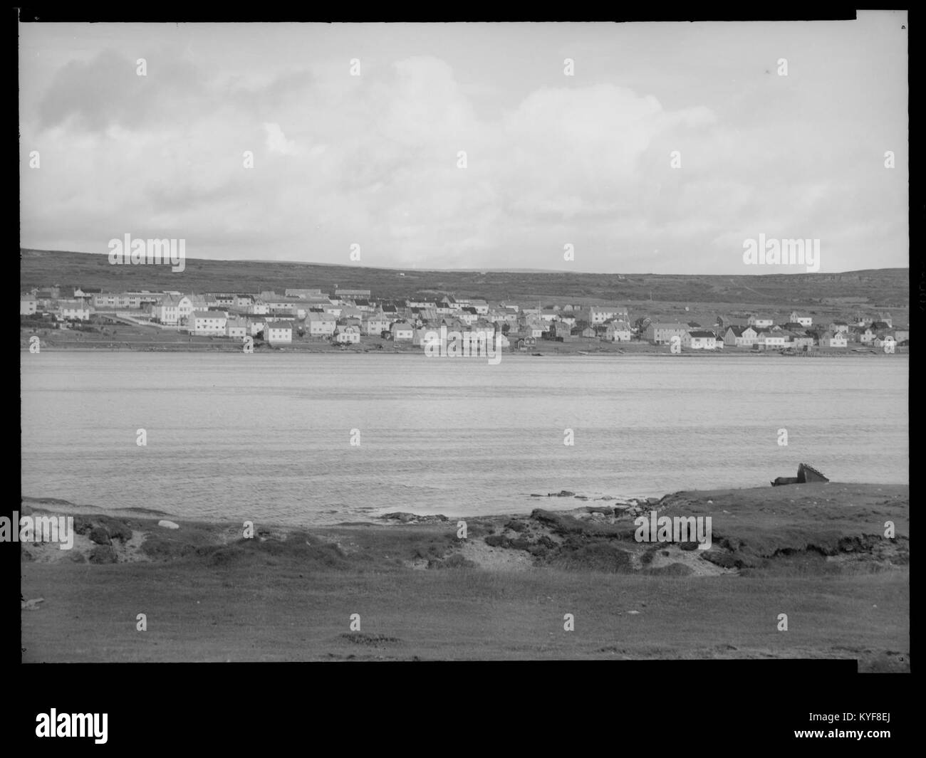 This photograph captures a scene in Vads, Norway, showcasing the region ...