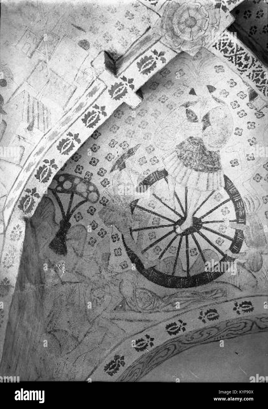 Church triptych Black and White Stock Photos & Images - Alamy