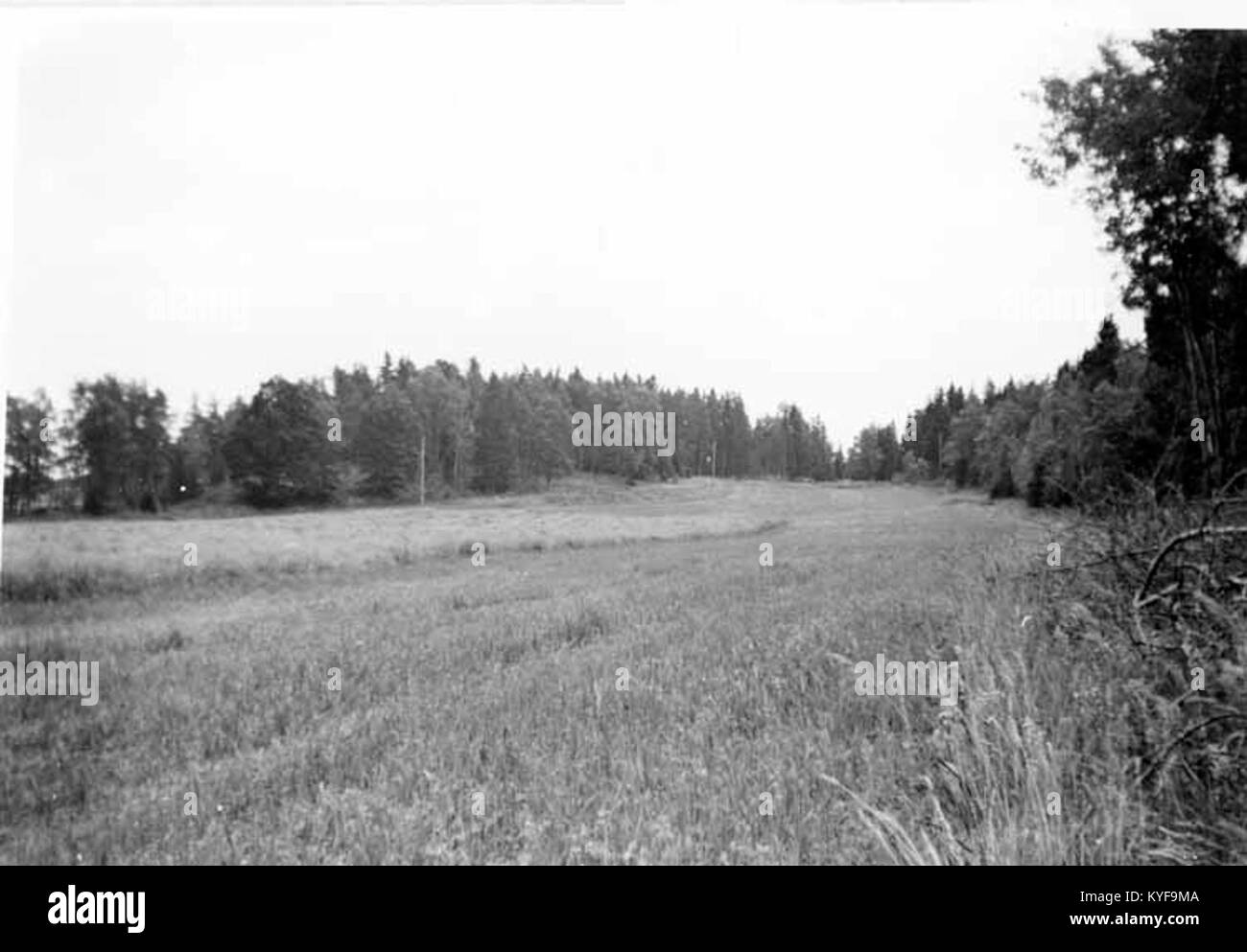 Old farmstead building landscape Black and White Stock Photos & Images ...