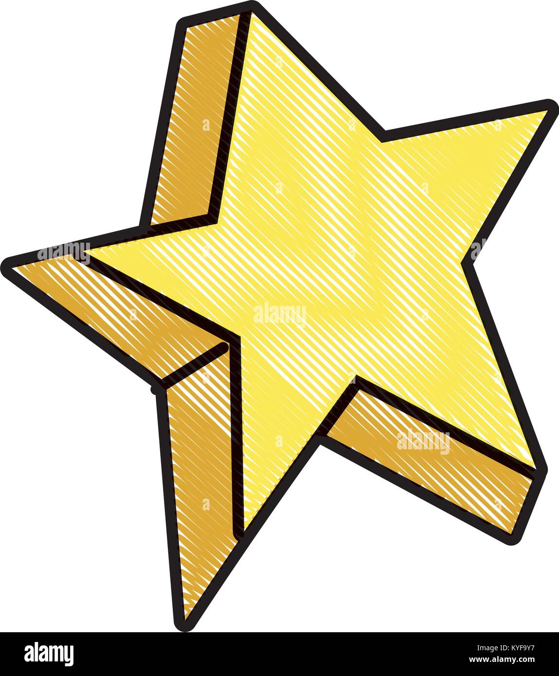 grated cute bright star art design Stock Vector Image & Art - Alamy