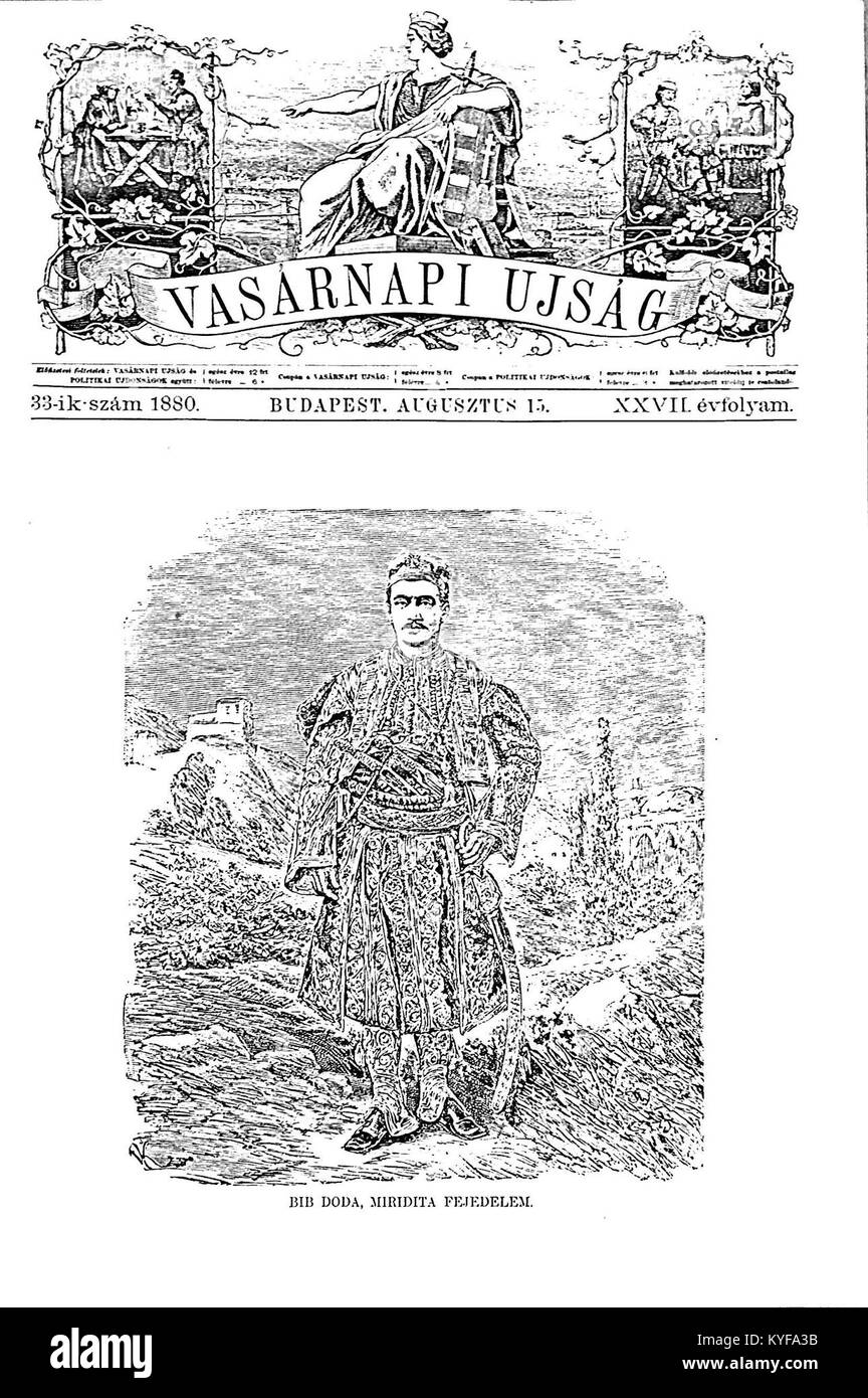 Vasárnapi Ujság, 1880.08.15 Doda Stock Photo - Alamy