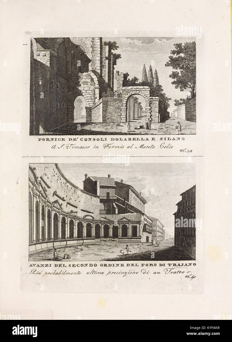 The title 'Vedute antiche e moderne le pi interessanti della città di ...