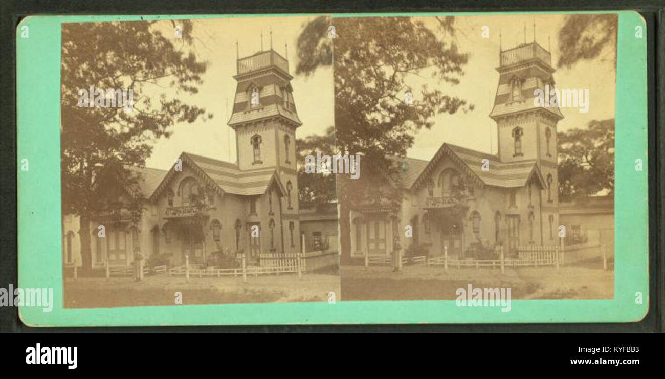 This image shows a chapel designed by C. H. Shute & Son, capturing its ...