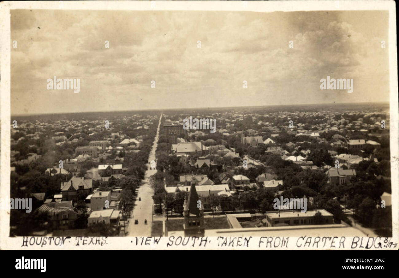 View south from Carter Building, Houston, Texas Stock Photo - Alamy