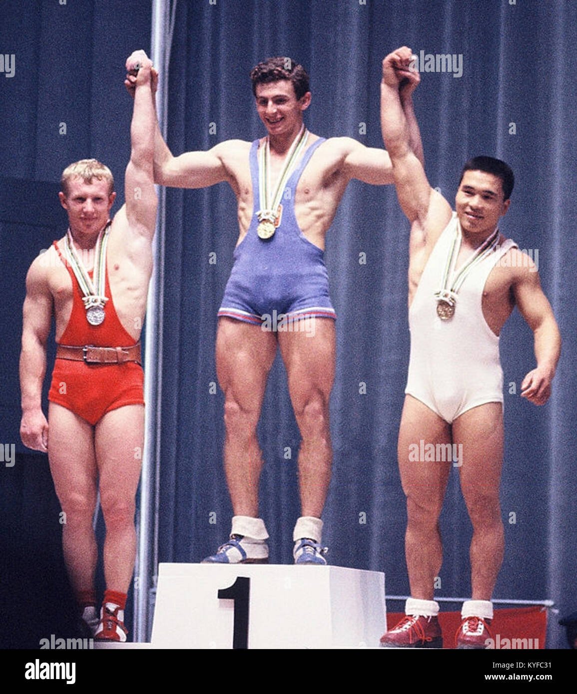 Viktor Kurentsov, Hans Zdražila, Masashi Ouchi 1964b Stock Photo - Alamy