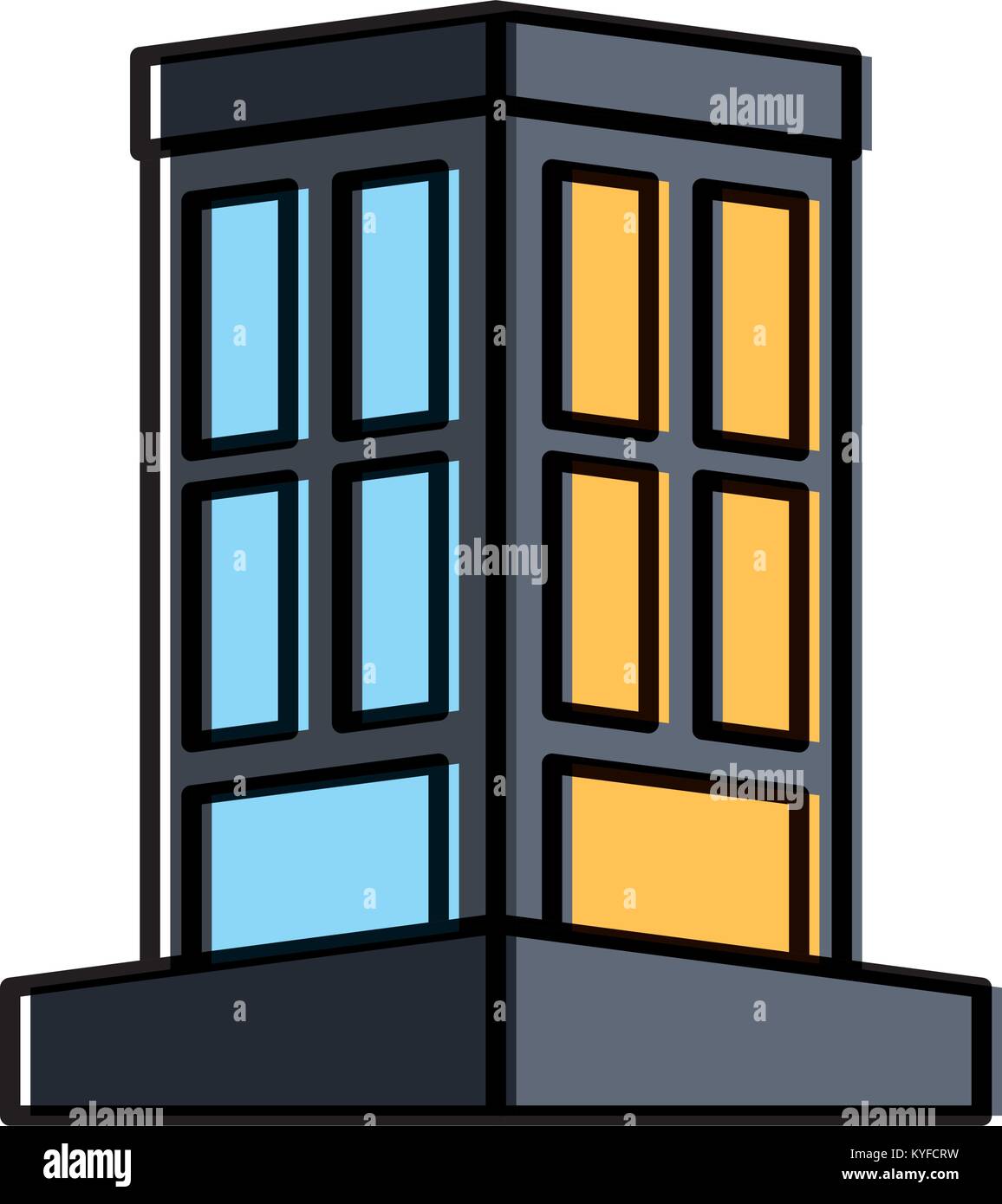 Edifice building isolated Stock Vector Image & Art - Alamy