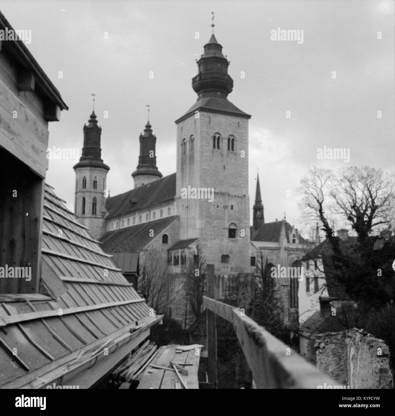 A photograph or illustration of the Visby Cathedral, also known as ...