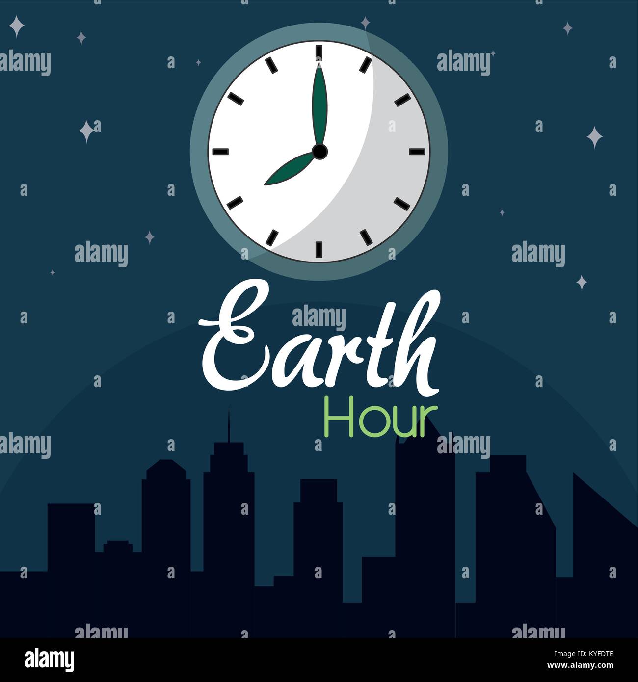 Earth Hour design Stock Vector Image & Art - Alamy