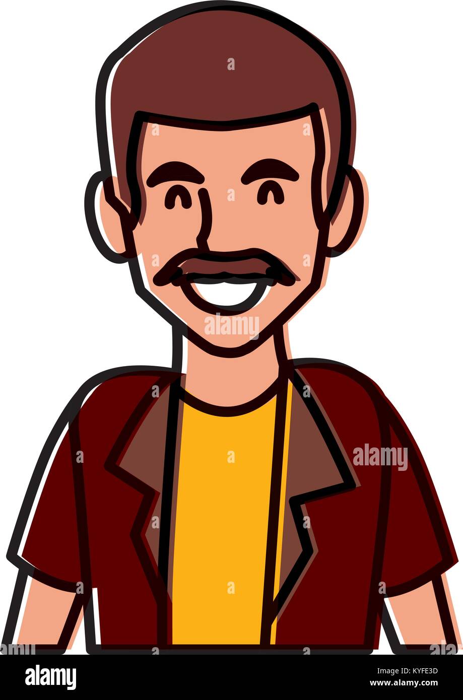 Man profile cartoon Stock Vector Image & Art - Alamy