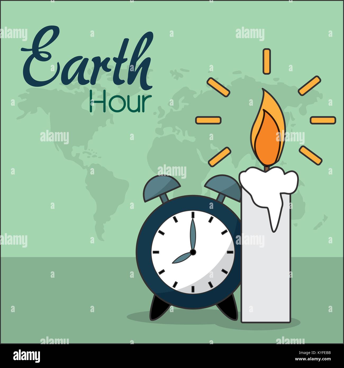 Earth Hour design Stock Vector Image & Art - Alamy