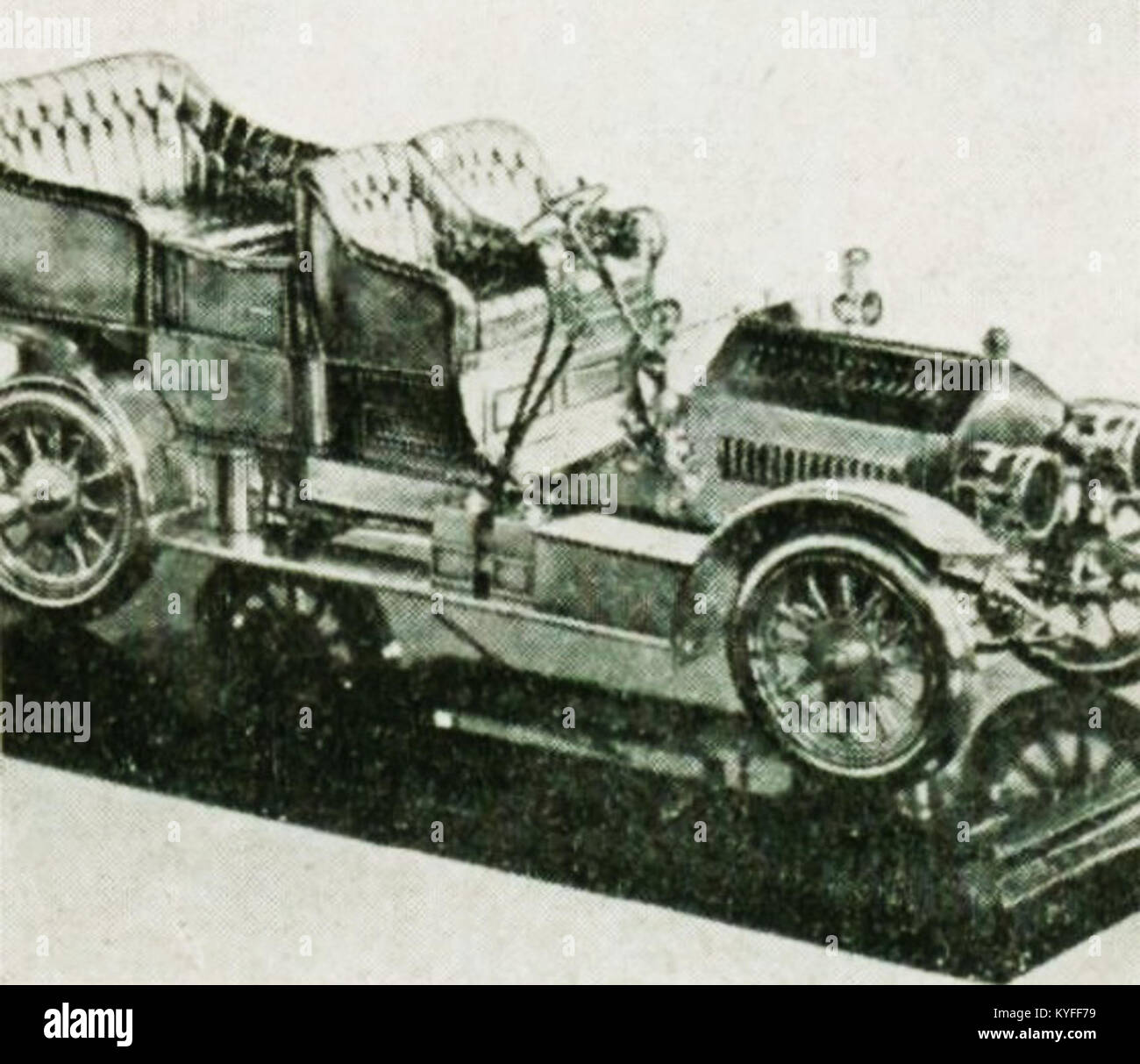 The silver voiturette from the Prince Henri Cup Trophy, awarded in 1908 ...