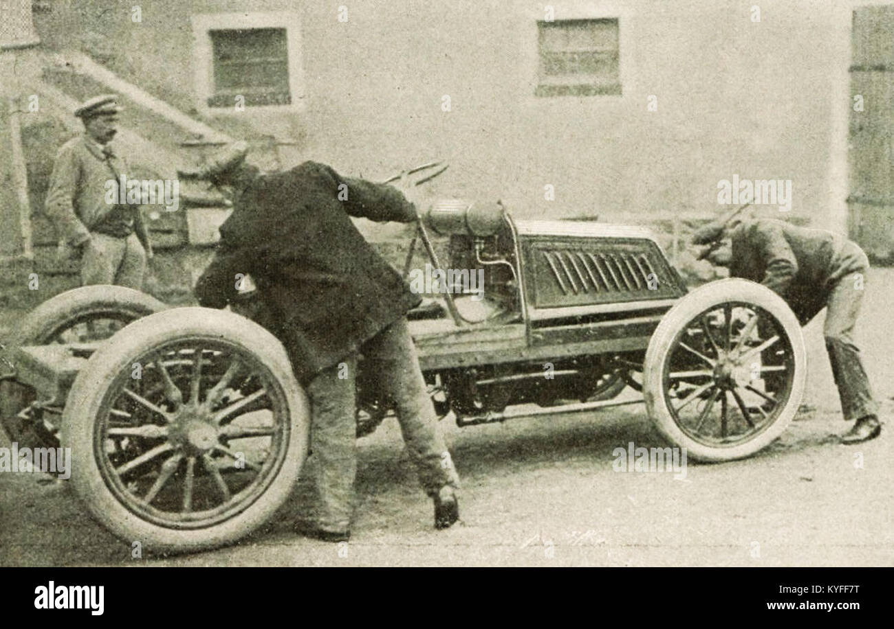 Henri Fournier set world records for the kilometer and mile in November ...