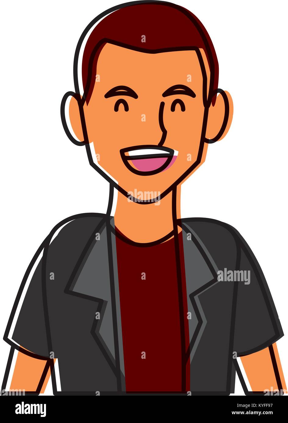 Man profile cartoon Stock Vector Image & Art - Alamy