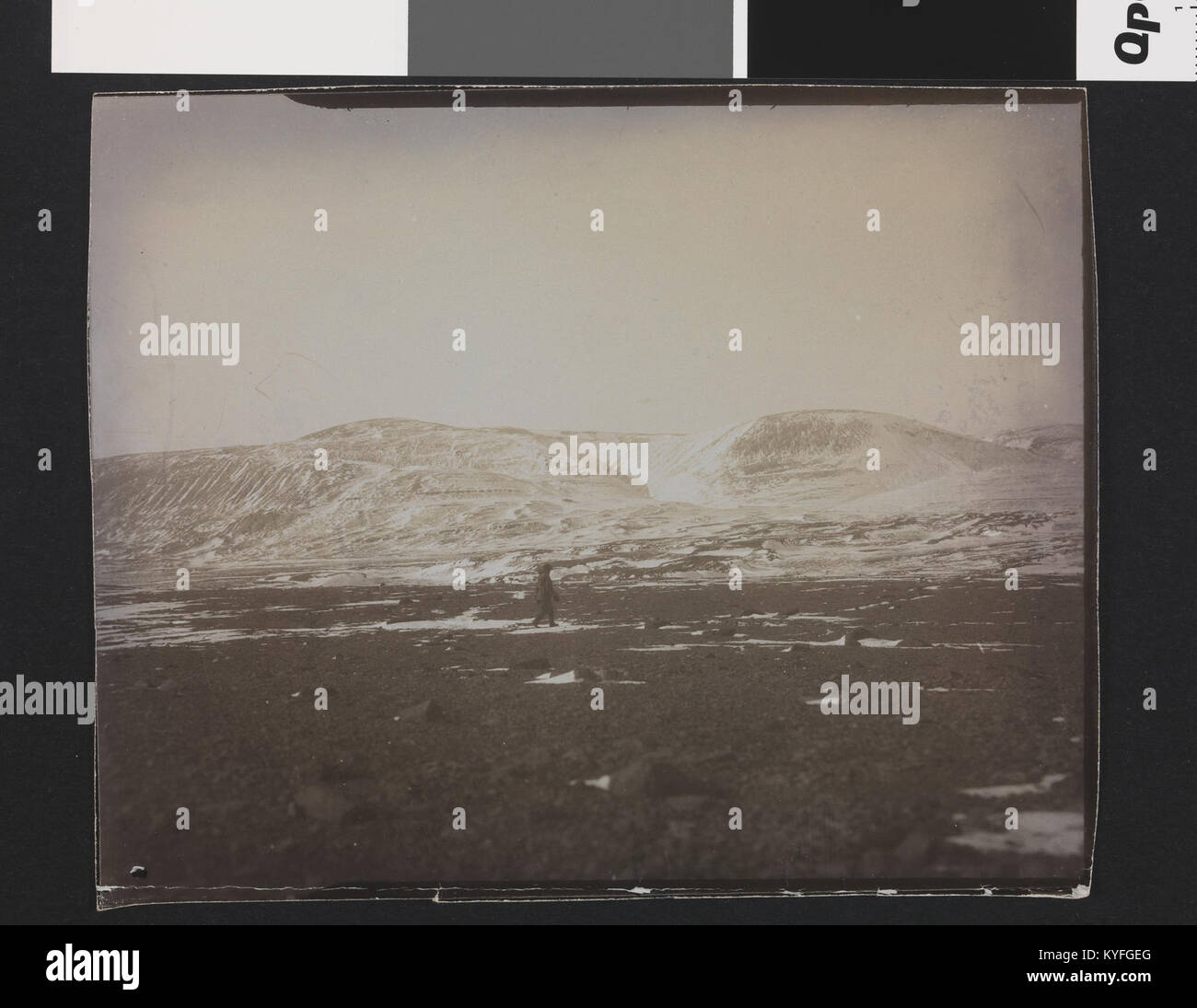 This historical image depicts the first slaughterhouse site in Norway ...