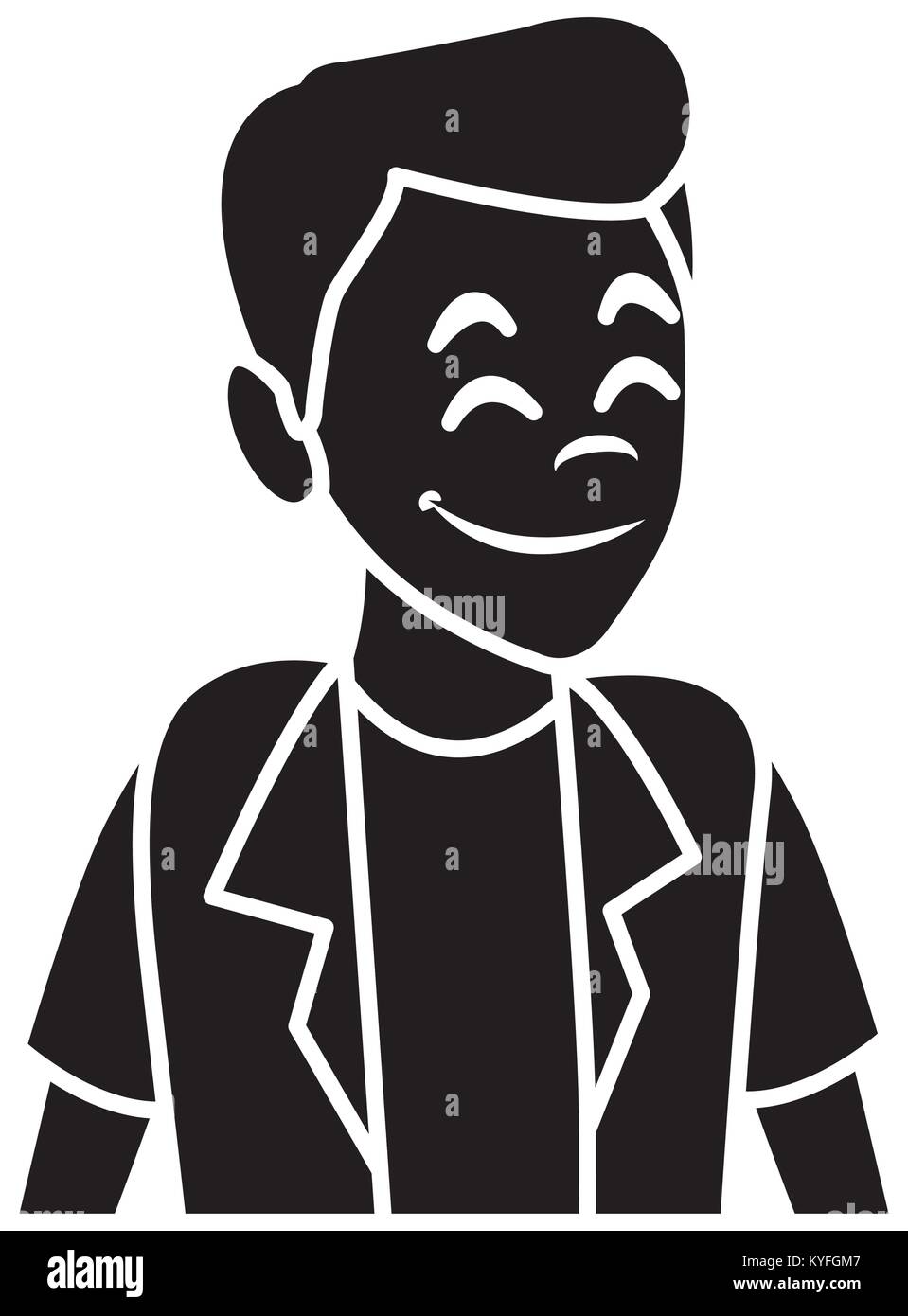 Man profile cartoon Stock Vector Image & Art - Alamy