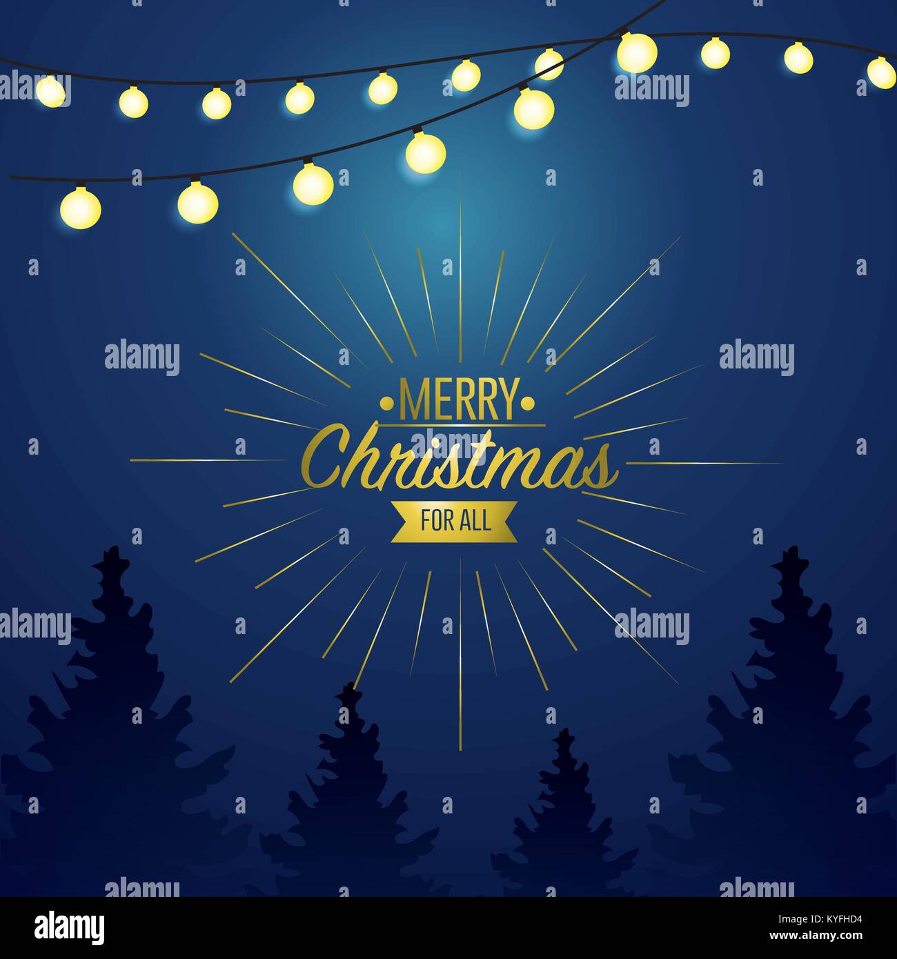 merry christmas card decoration design Stock Vector Image & Art - Alamy