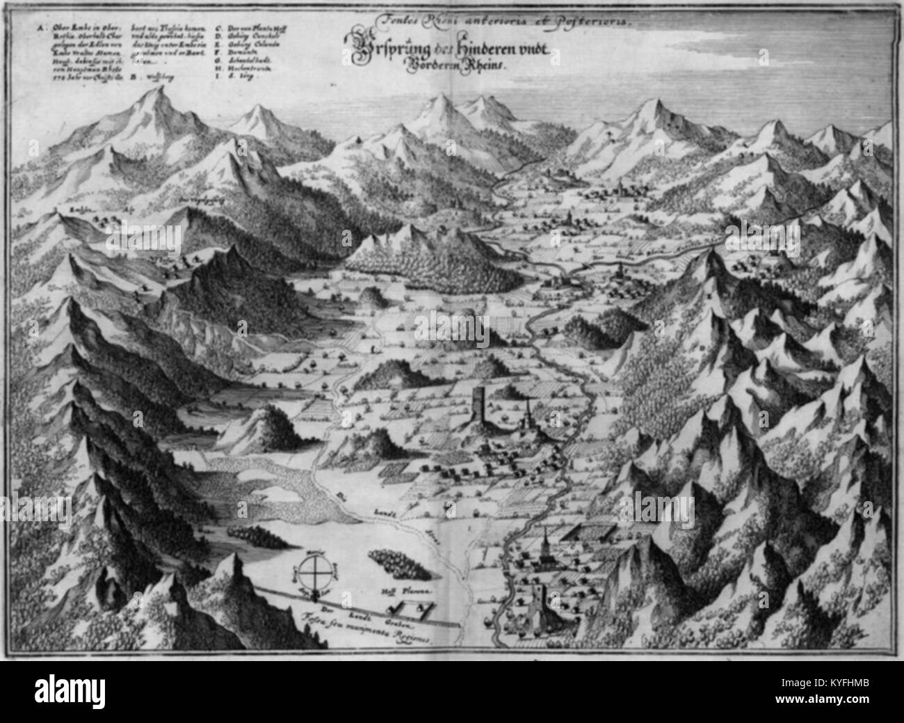 This title refers to the depiction of the origin of the Rhine River by ...