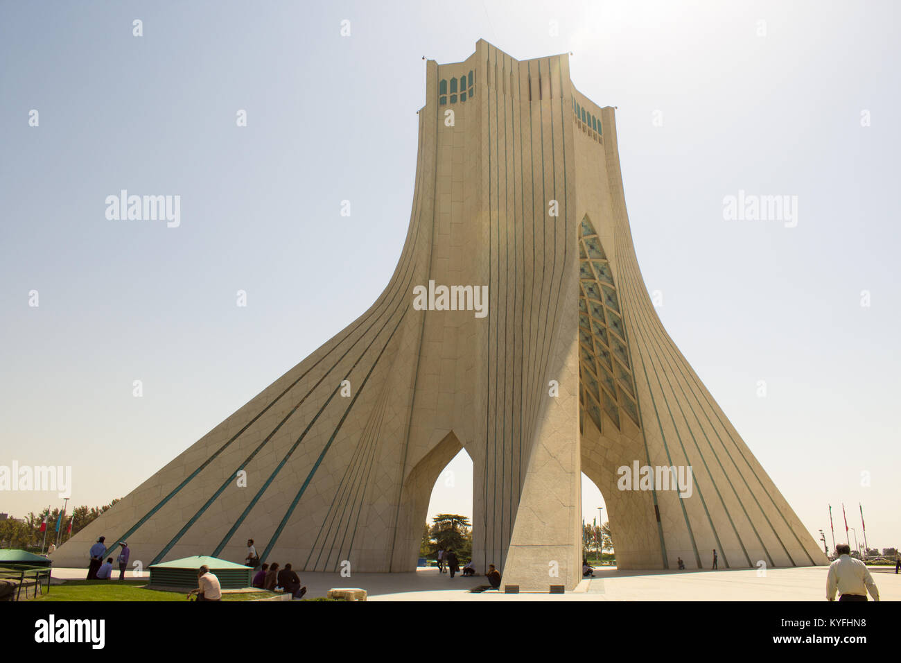 Image Azadi Tower in the Iranian capital Tehran, It is the most ...