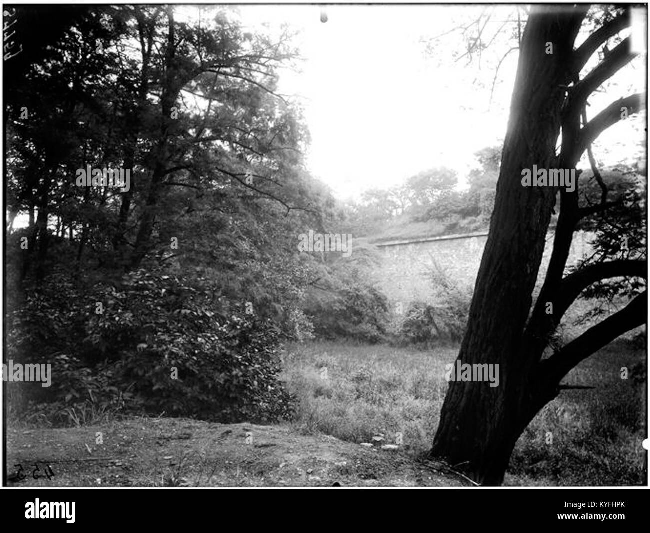 A historical view of the fortifications in Paris, located in the 16th ...