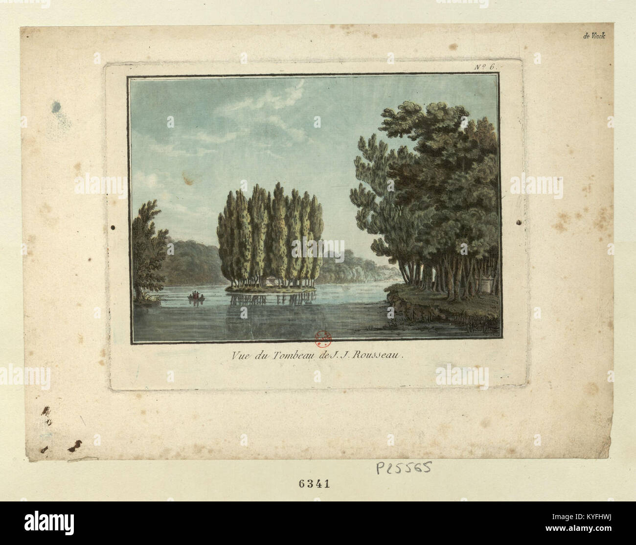 Tomb of jean jacques rousseau hi-res stock photography and images - Alamy