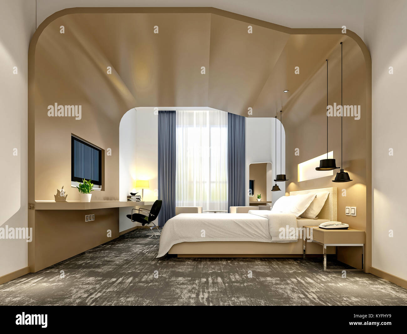 Hotel render hi-res stock photography and images - Alamy
