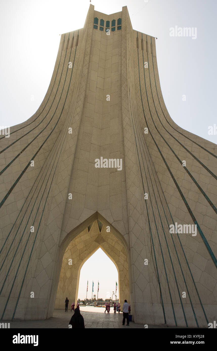 Image Azadi Tower in the Iranian capital Tehran, It is the most ...
