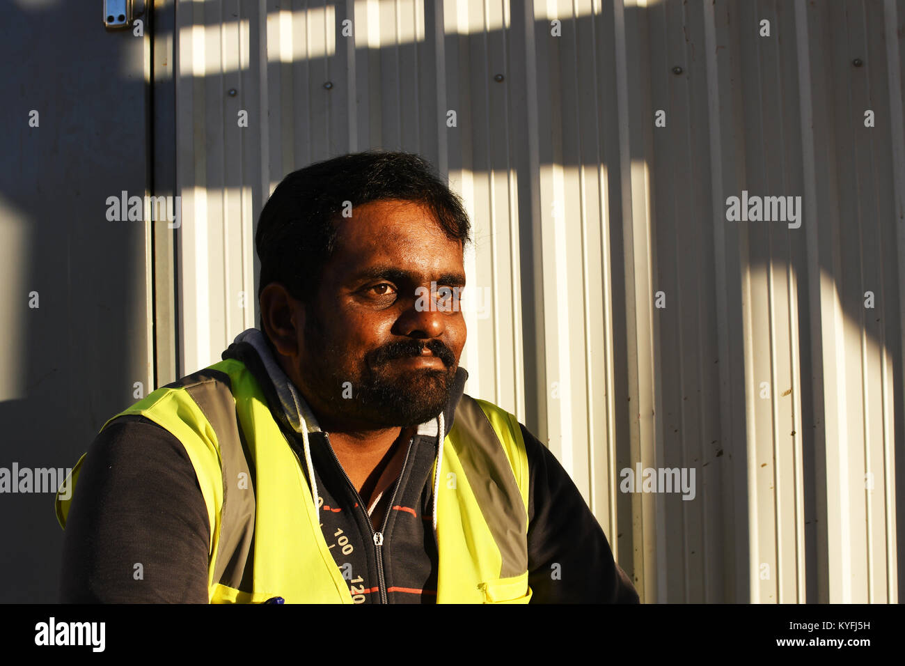 Babujee resting after wotk Stock Photo - Alamy