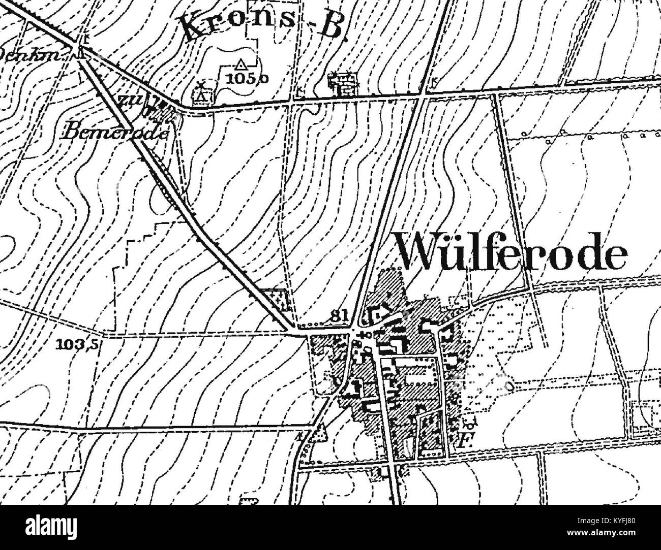 This title refers to Wülferode, a location recorded in the 1896 ...